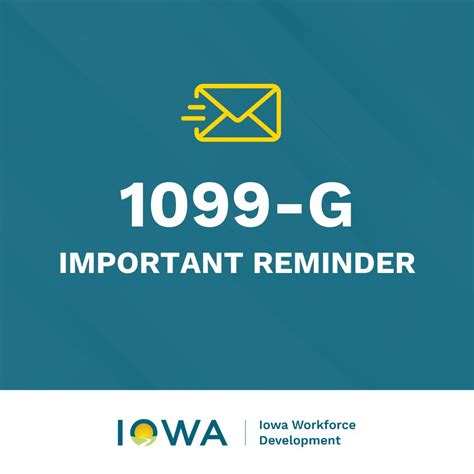 Iowa Workforce Development Recently Began Mailing Out 1099 G Forms