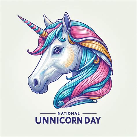 Premium Vector Illustrate Vector National Unicorn Day Post For Social