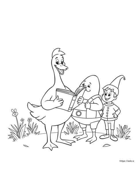 Dibujos De Rimas De Mamá Oca Para Colorear