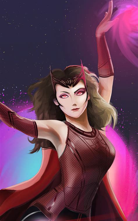 1200x1920 Resolution Scarlet Witch 4k Fan Art 22 1200x1920 Resolution