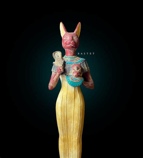 Ancient Egyptian Goddess Bastet Statue Home Decor Statues Made In