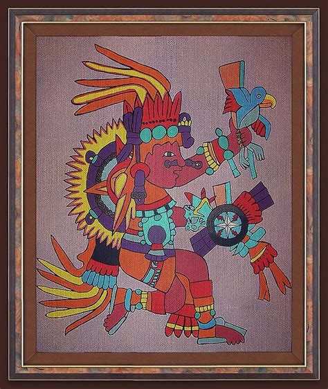 Ancient Aztec God Digital Art By Clive Littin Fine Art America