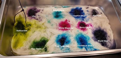 Chemknits Swatching Acid Dye Powders On Yarn