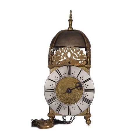 Fine Lantern Clock By William Risbridger Of Dorking Surrey The Antique Clock Company