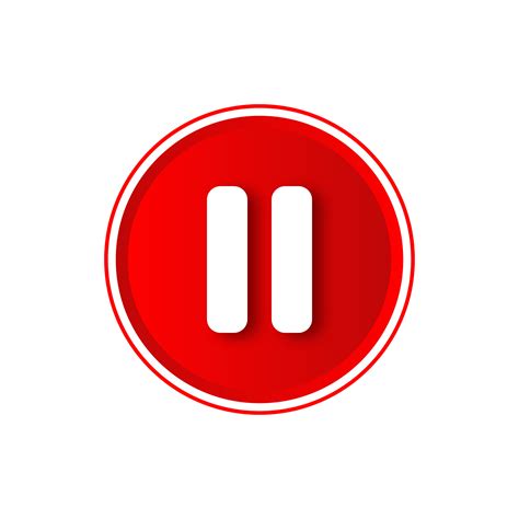 Stop Button Red Circle 34726264 Png