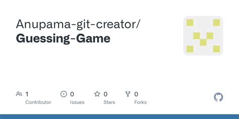 Github Anupama Git Creatorguessing Game