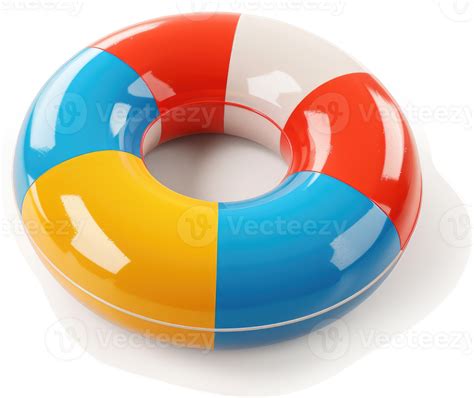 Vibrant Colorful Inflatable Ring For Summer Fun 60729658 Png
