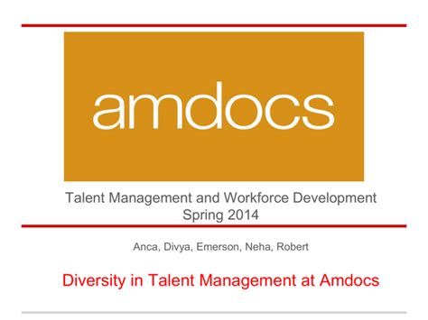 In Amdocs