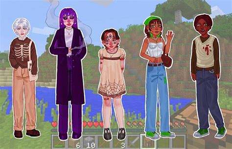 Minecraft Mobs Humanized