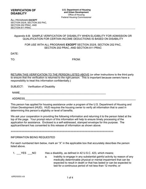 Form Hud 90103 Appendix 6 B Fill Out Sign Online And Download Fillable Pdf Templateroller