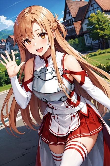 Asuna Yuuki 4 Outfits｜ai Art Model And Lora Pixai