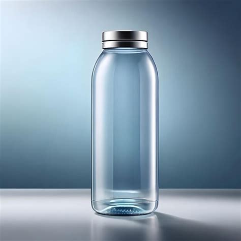 Clear Drink Container Premium Ai Generated Image