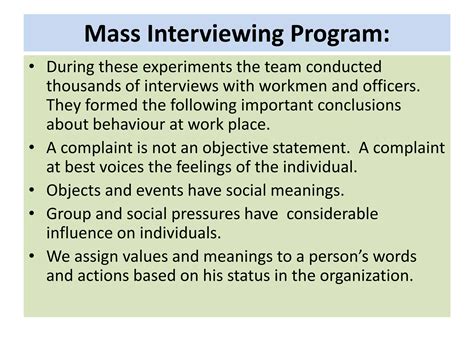 Hawthorne Experiments Ppt