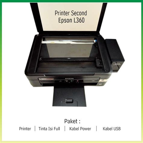 Printer Epson L360 Second Bergaransi Lazada Indonesia