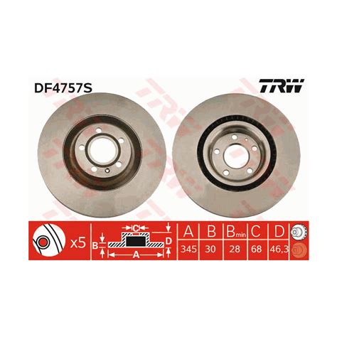 Df4757s Trw Brake Disc Spareto
