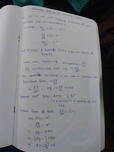 Diffrential Equation Pdf