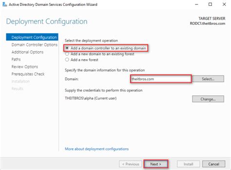 How To Install And Configure Read Only Domain Controller RODC TheITBros