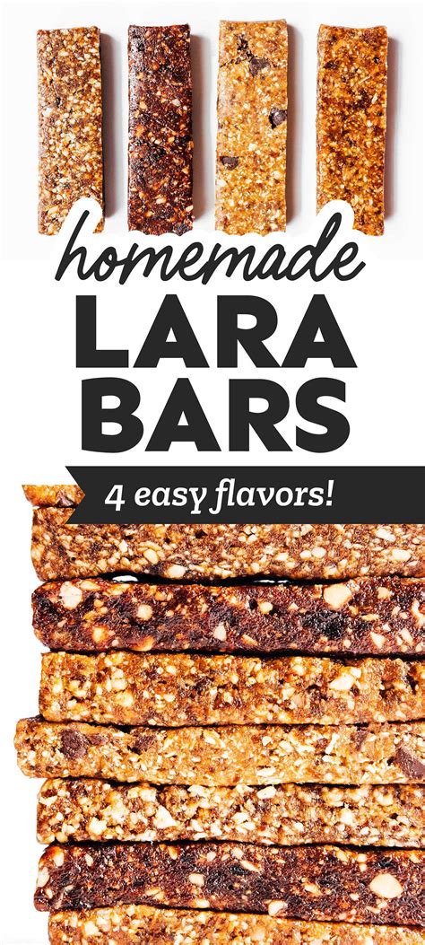 Easy Homemade Larabars Recipe 4 Favorite Flavors