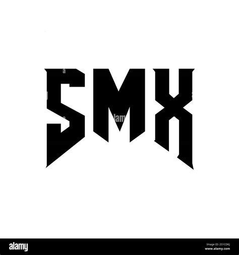 Smx Letter Logo Design For Technology Company Smx Logo Design Black And White Color Combination