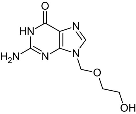 Acyclovir Structure