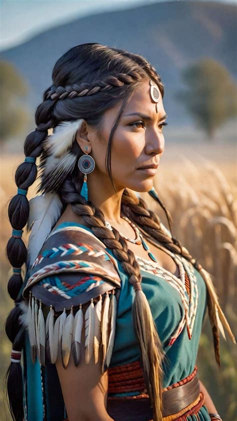 Native American Hairstyle Women American Indian Hairstyles Apache