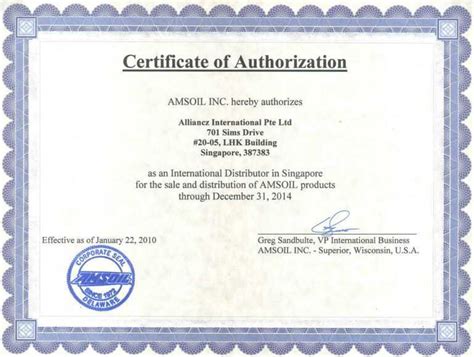 Authorization Certificate Template Fattimahsyari Inside Certificate Of Authorization Template