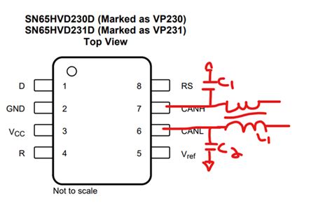 Sn65hvd230 Maximum Canh And Canl Bypass Capacitance For Filters Interface Forum Interface