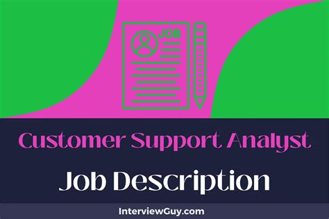 Customer Support Analyst Job Description Updated For 2026