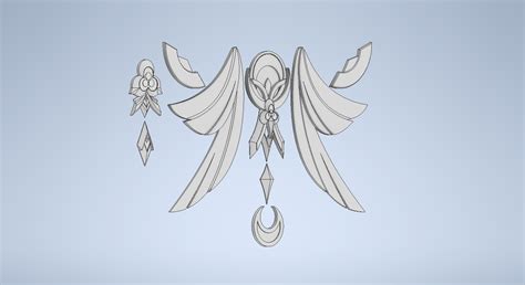 🎭 Genshin Impact Columbina Accessories・ Stl File For 3d Printing・cults