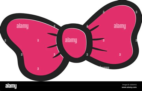 Hello Kitty Bow Outline