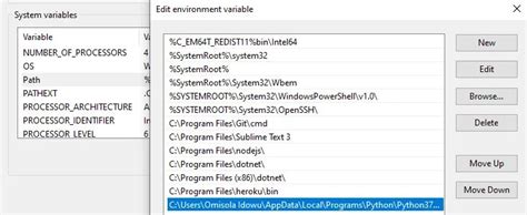 como adicionar python à variável path do windows tecnoguia