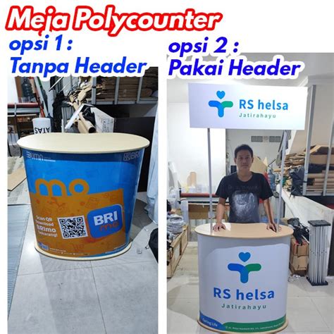 Jual Polycounter Poly Counter Easy Counter Meja Pop Up Portable