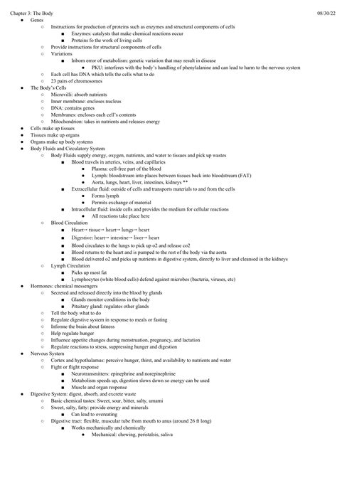 Chapter 3 Nutrition 2000 Notes The Body Ntri 2000 002 Stuvia Us