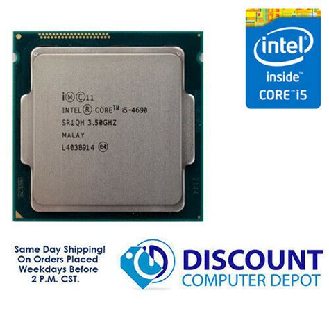 Intel Core I5 4690 3 50ghz Quad Core Cpu Computer Processor Lga1150 Socket Sr1qh