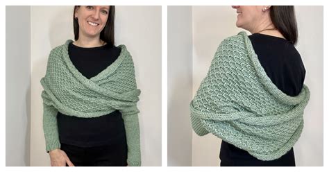 Wrap Sweater Scarf Free Knitting Pattern
