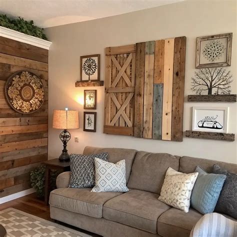 15 Beautiful Farmhouse Living Room Wall Decor Ideas For Inspiration