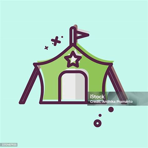 Icon Millitary Tant Related To Military Symbol Mbe Style Design