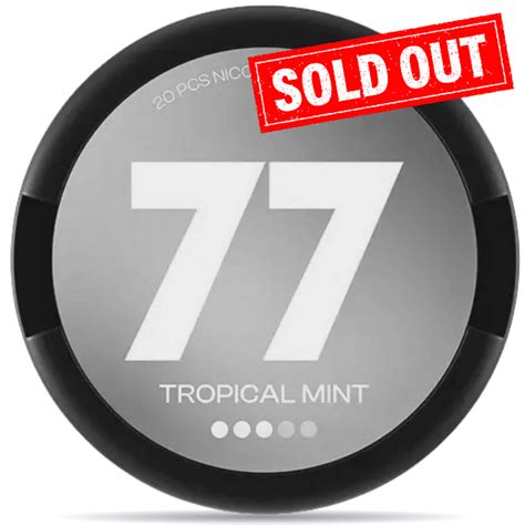 77 Tropical Mint Medium ⚡️ Express Shipping ⚡️ 10 Off Nicotinos