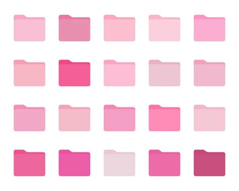 Pink Desktop Folder Icons For Macbook Computer Desktop Icons Pink Mac