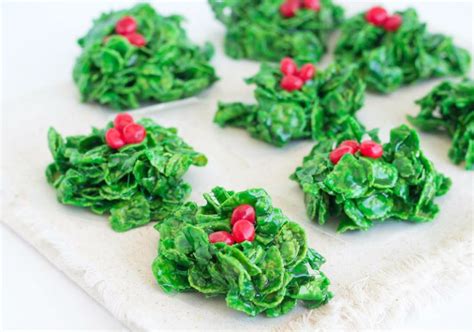 Holly Cookies Recipe Girl