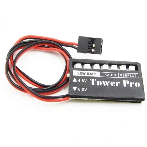 Rc Model 7 Led Receiver Battery Voltage Indicator Monitor Multan Electronics