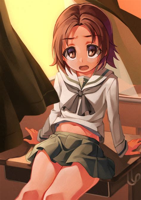 Helmet Trailblazer003 Sawa Azusa Girls Und Panzer Commentary Revision 1girl Black