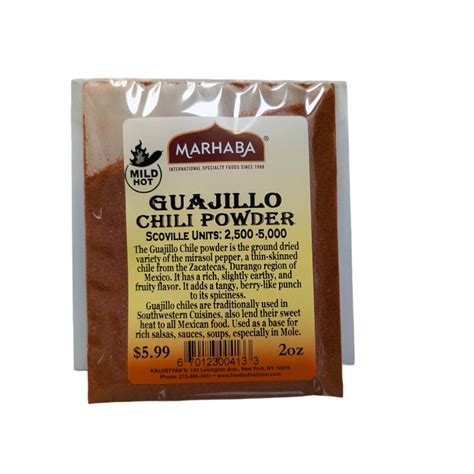 Guajillo Chili Powder Mild Hot Kalustyans