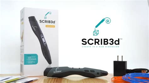 Scrib3d Advanced 3d Printing Pen Youtube