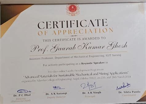 Dr Gaurab Kumar Ghosh On Linkedin Adarsha