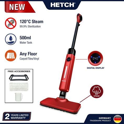 Hetch S5 Steam Cleaner Steam Mop Electric Mop Sanitize Floor Smp 1420