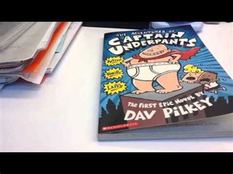 Captain Underpants Book 1 Book Review Youtube