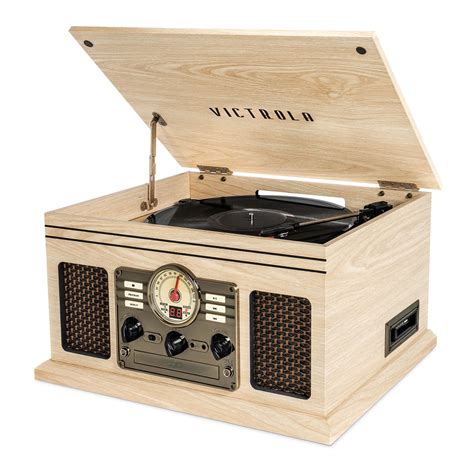 Victrola Nostalgic 6 In 1 Bluetooth Record Player And Multimedia Center