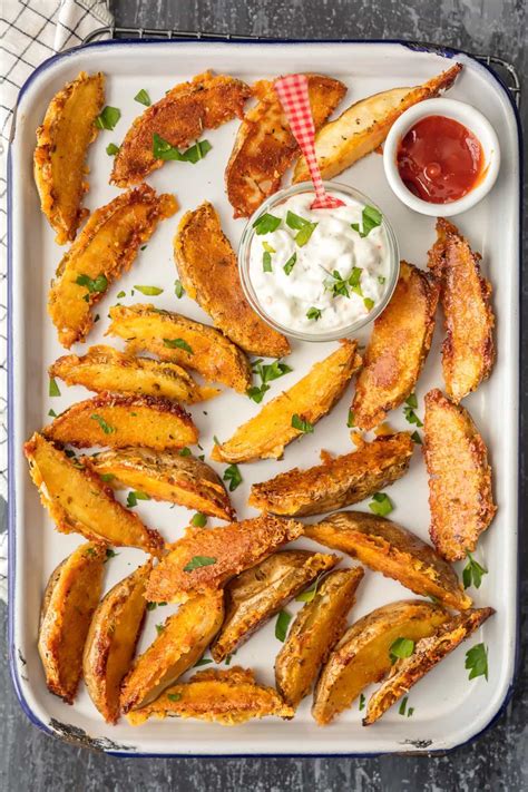 Fried Potato Wedges Recipe