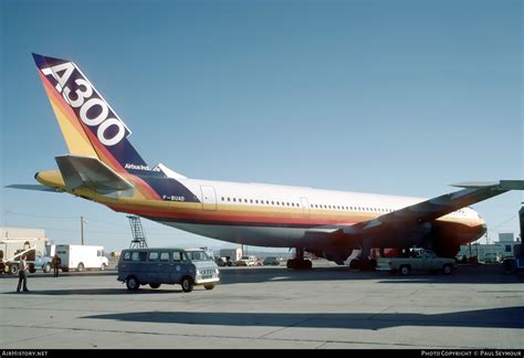 Aircraft Photo Of F Buad Airbus A300b2 103 Airbus Industrie